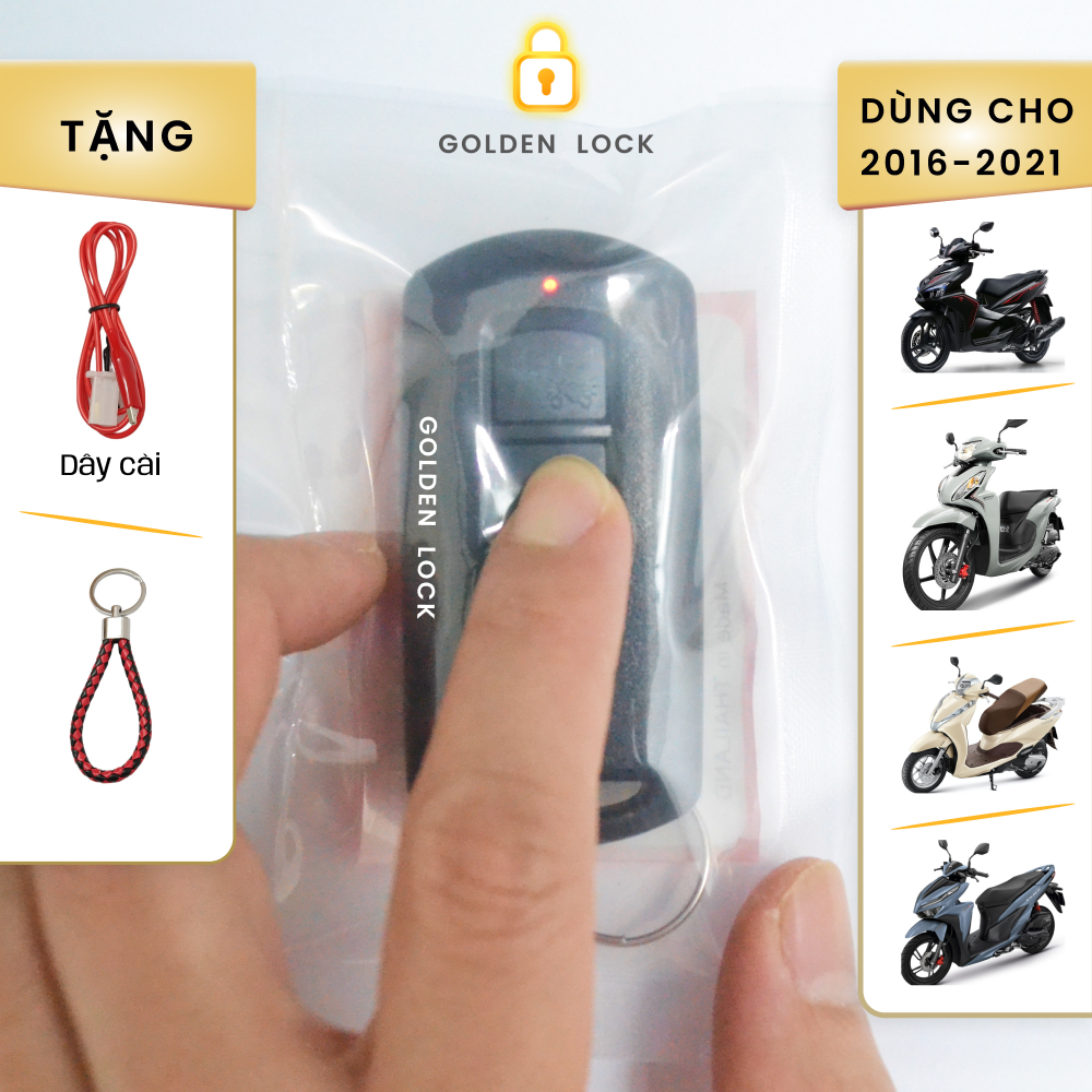 Remote Honda AB, Vision, Lead, Vario (K12, K59) (tặng dây cài chìa, móc ...