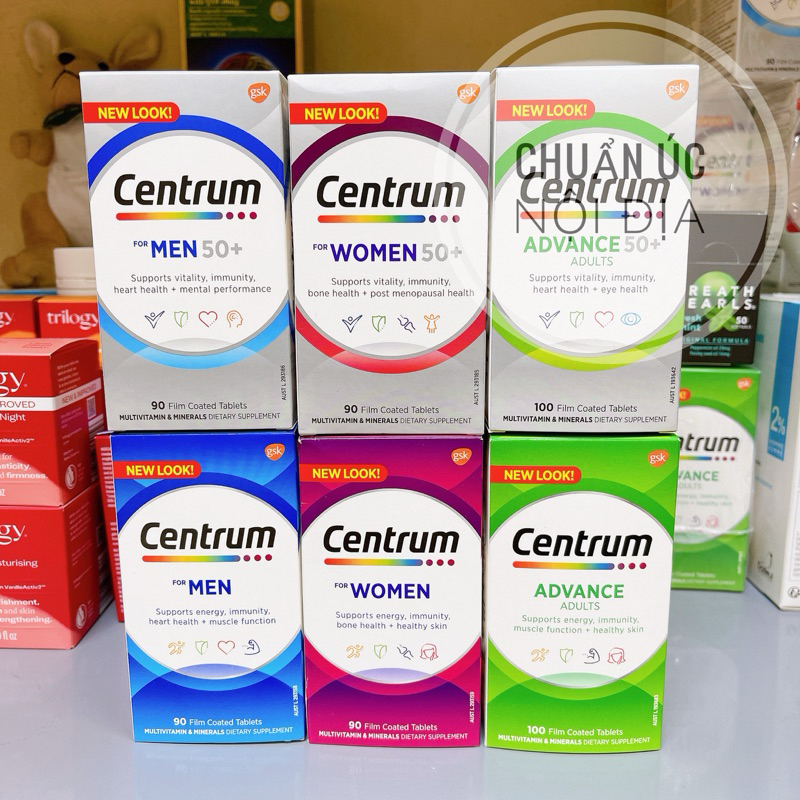 Centrum - Vitamin tổng hợp Chính Hãng, Giá Tốt, Đảm Bảo | Shopee Việt Nam