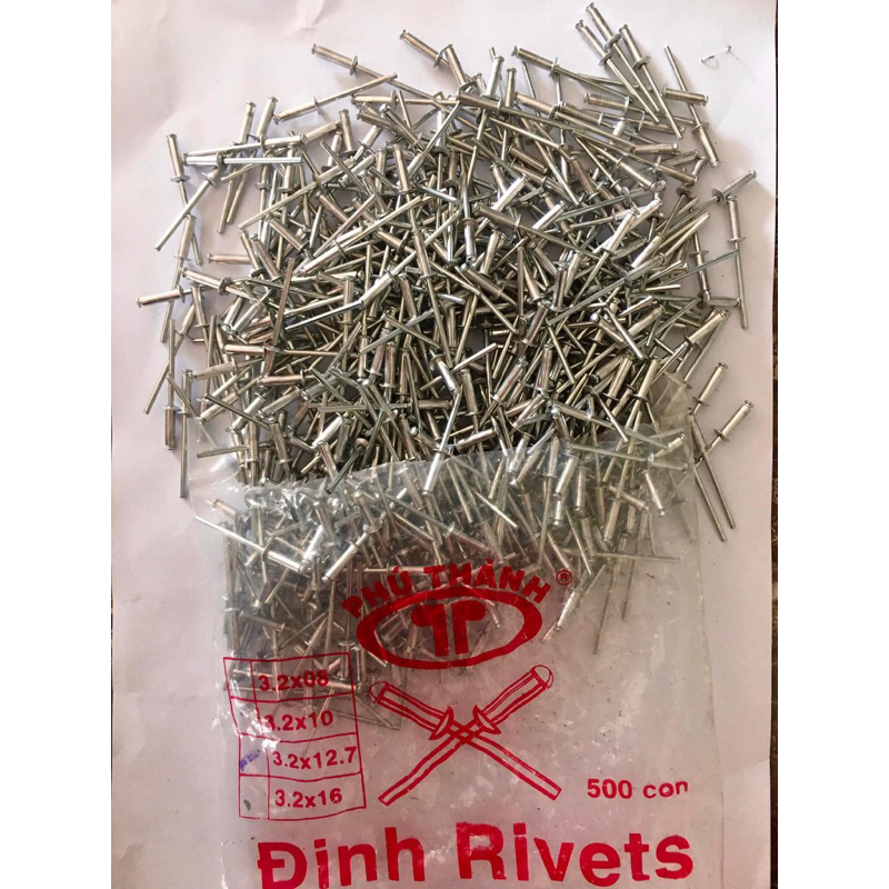 Đinh rút nhôm RIVETS Phú Thành ( Combo 20 cái ) | Shopee Việt Nam