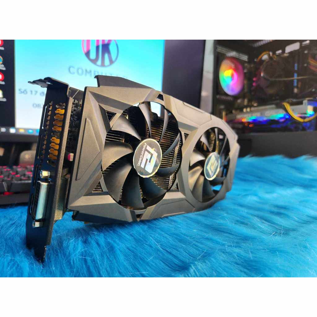 Card màn hình VGA POWERCOLOR AMD RX580 4GB GDDR5 FULL CỔNG | Shopee ...