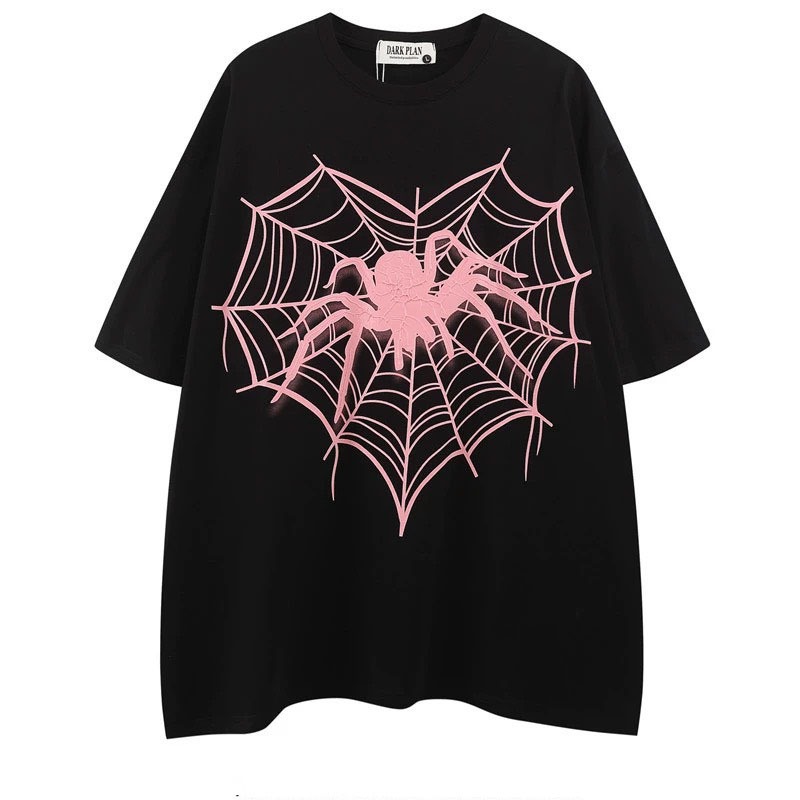 ( Hàng có sẵn ) ÁO thun nam nữ in hoạ tiết 3D nhện tinh nghịch form ...