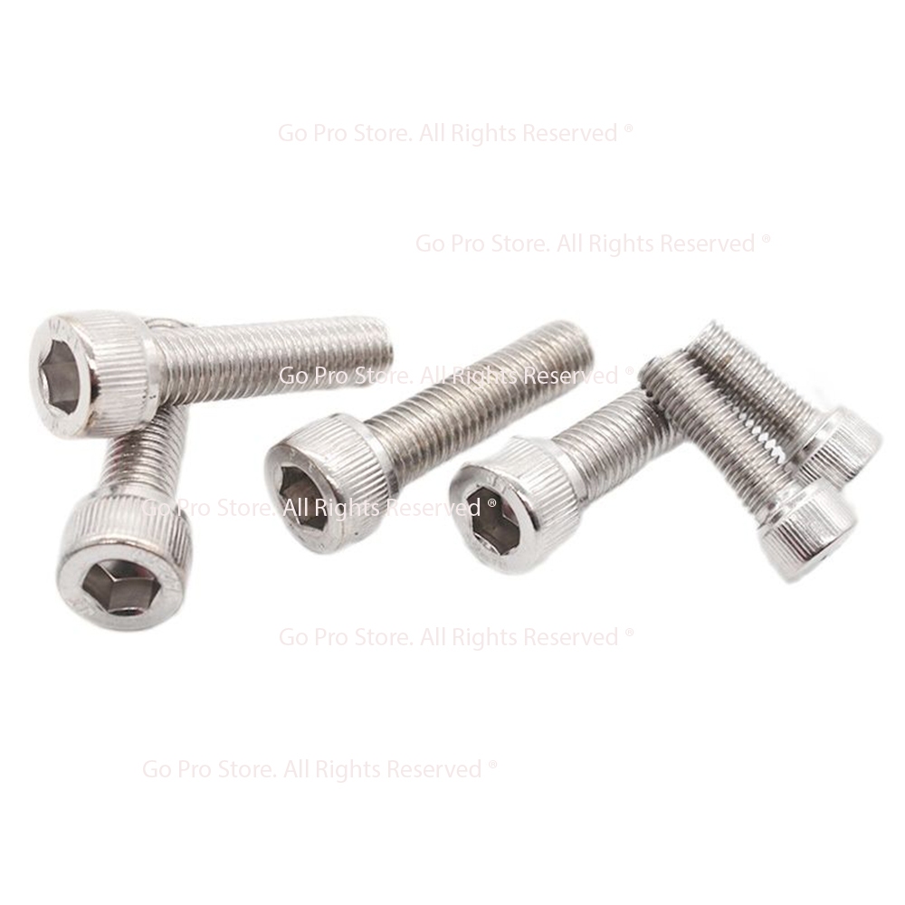 Bulon (Ốc) Lục Giác "INOX ĐẦU TRỤ SIZE M6" MS1005 | Shopee Việt Nam