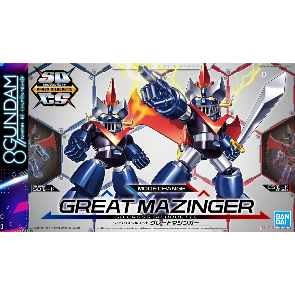 Mô Hình Lắp Ráp SD CS Great Mazinger | Shopee Việt Nam