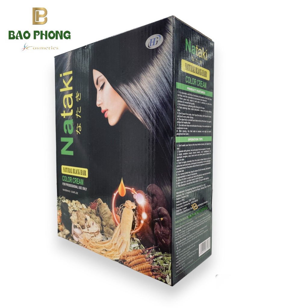 [CHÍNH HÃNG] Nhuộm đen phủ bạc Nataki - Nhật Bản 500ml x 2 | Shopee ...