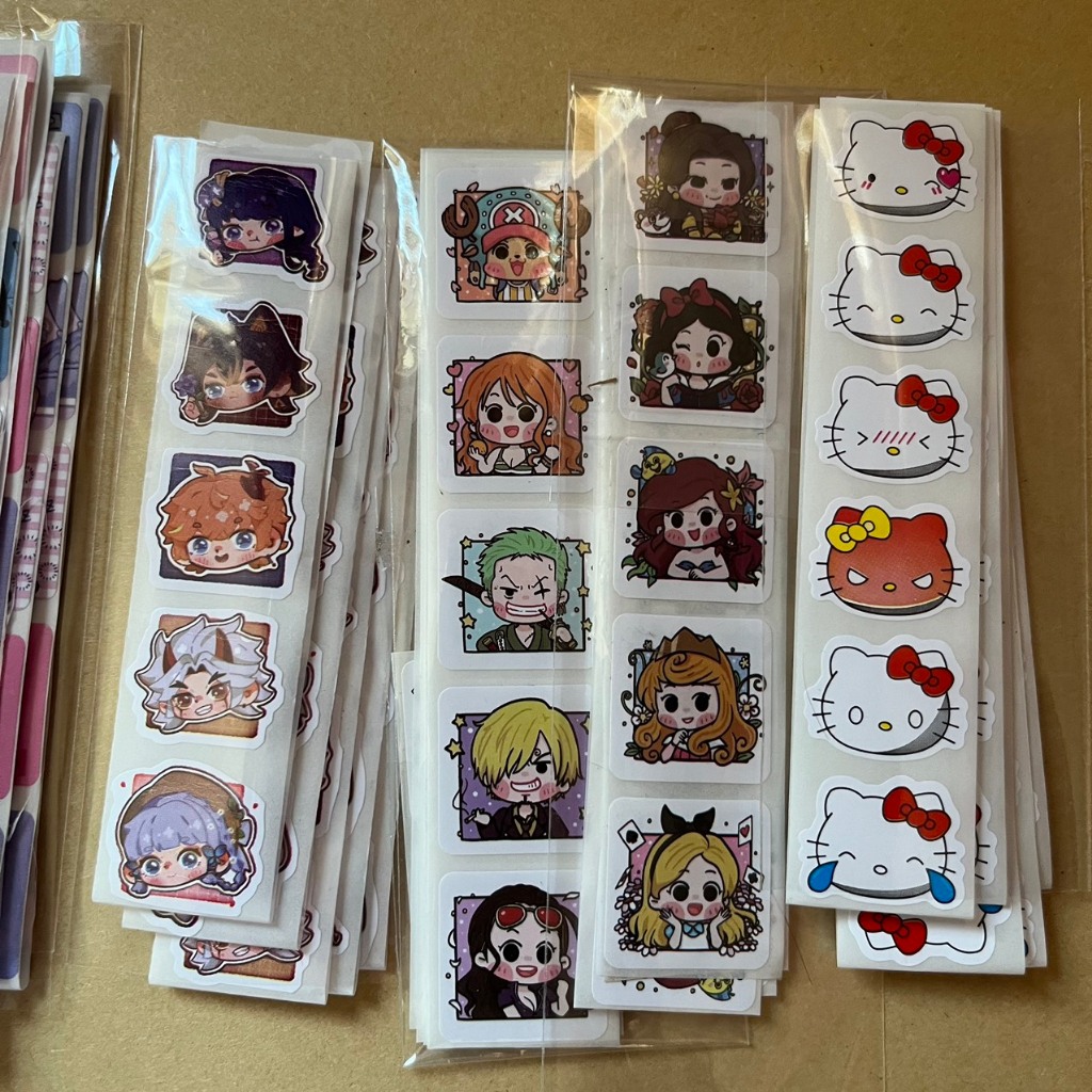 50-60 Sticker Thankyou 2cm Genshin , Anime, Loppy, Sarion các loại ...