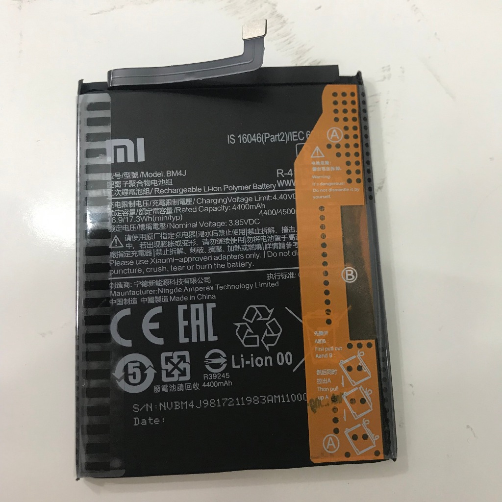 Pin Xiaomi Mi Note 8 Pro BM4J zin bảo hành đổi mới | Shopee Việt Nam