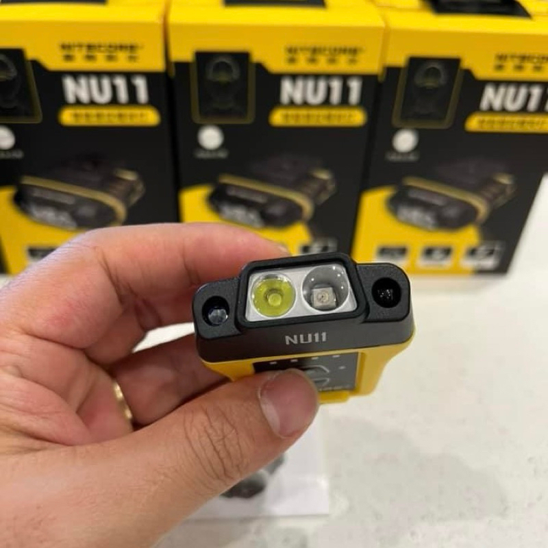 Nitecore Nu11 Đèn đội đầu Đèn kẹp mũ cảm biến chuyển động độ sáng 150lumen chiếu xa 50m pin ...