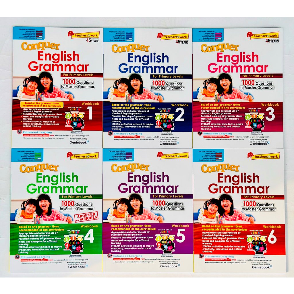 Conquer English Grammar 1 - 6 ( In lazer) | Shopee Việt Nam