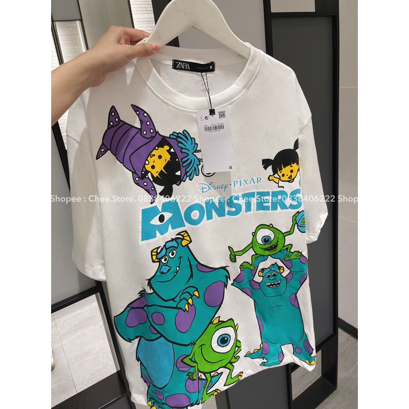 Áo phông Zara monsters ảnh thật shop chụp | Shopee Việt Nam