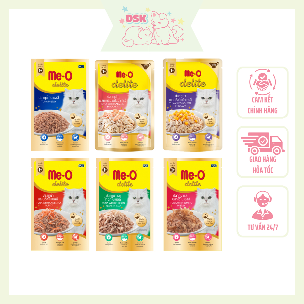 Pate Me-O Delite Cho Mèo Mọi Lứa Tuổi - Gói 70gr | Shopee Việt Nam
