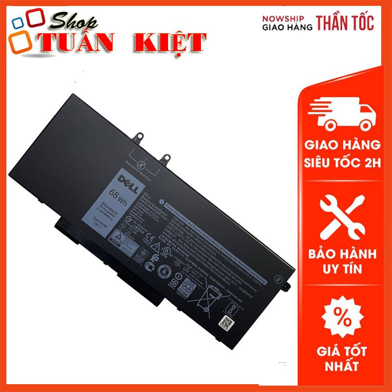 Pin Laptop Dell 4GVMP DELL LATITUDE 5400 5500 PRECISION 3540 68WH WJDPW ...