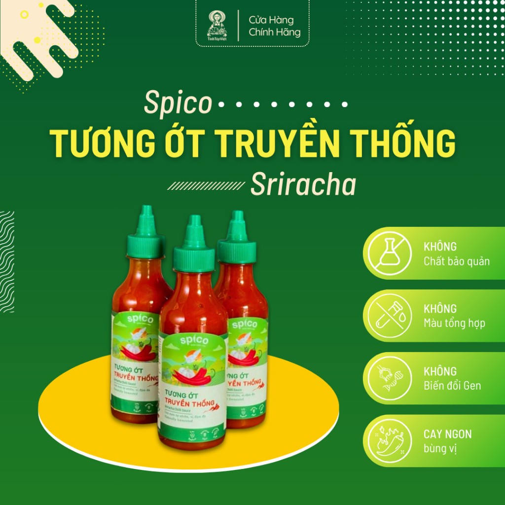 Tương Ớt Truyền Thống SPICO 290g - Lên Men Đậm Đà Sriracha | Shopee ...