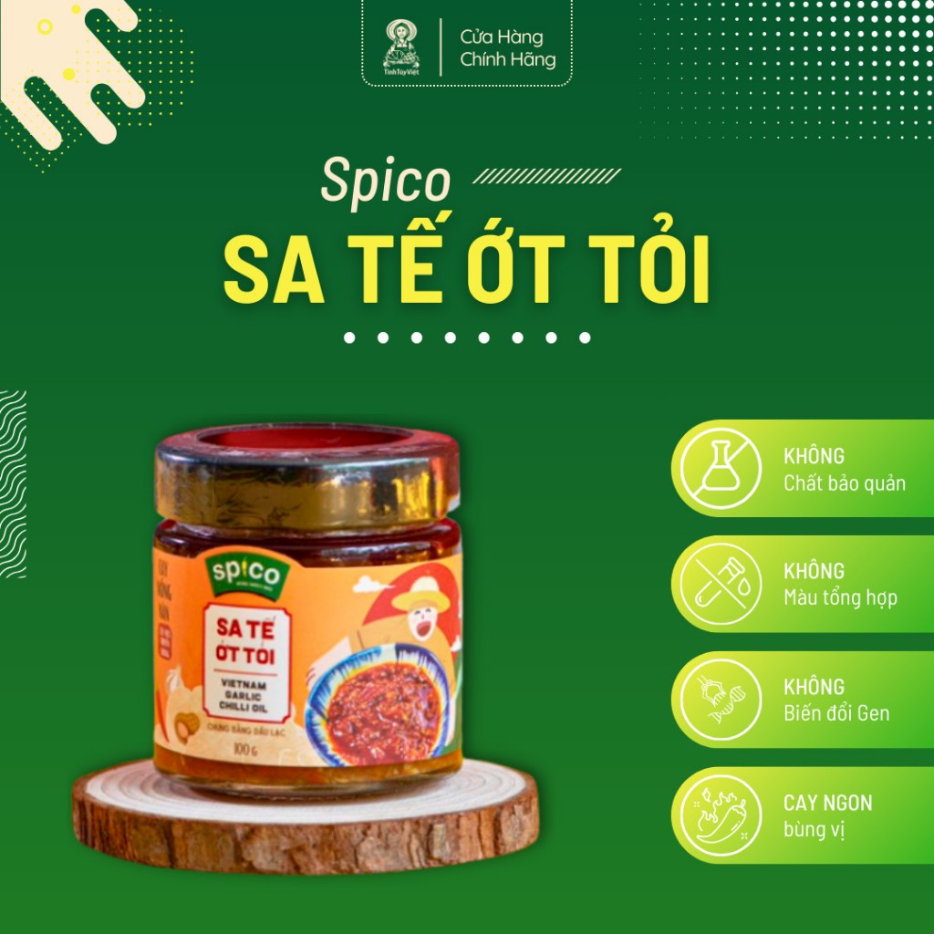 Sa Tế Ớt Tỏi SPICO 100g - Vị Cay Nồng Thơm Ngon Cho Mọi Món Ăn | Shopee ...