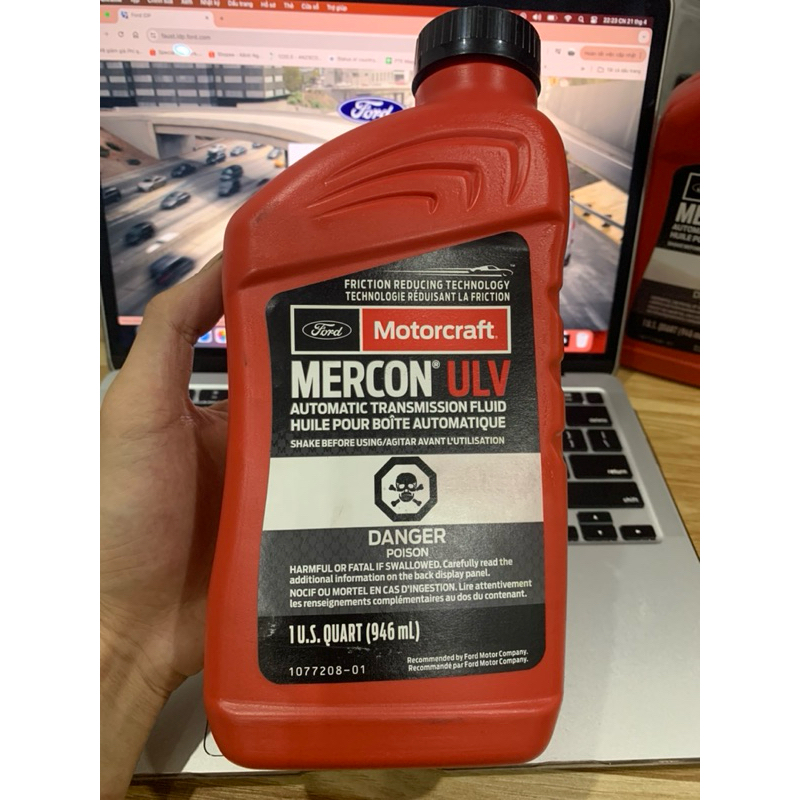 [CHÍNH HÃNG] DẦU NHỚT HỘP SỐ TỰ ĐỘNG 10 CẤP FORD MOTORCRAFT - MERCON ...