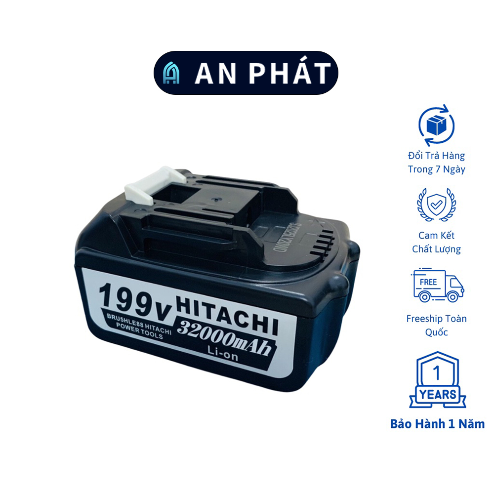Pin 199V Hitachi dung lượng 32000mAh, pin 10 cell | Shopee Việt Nam