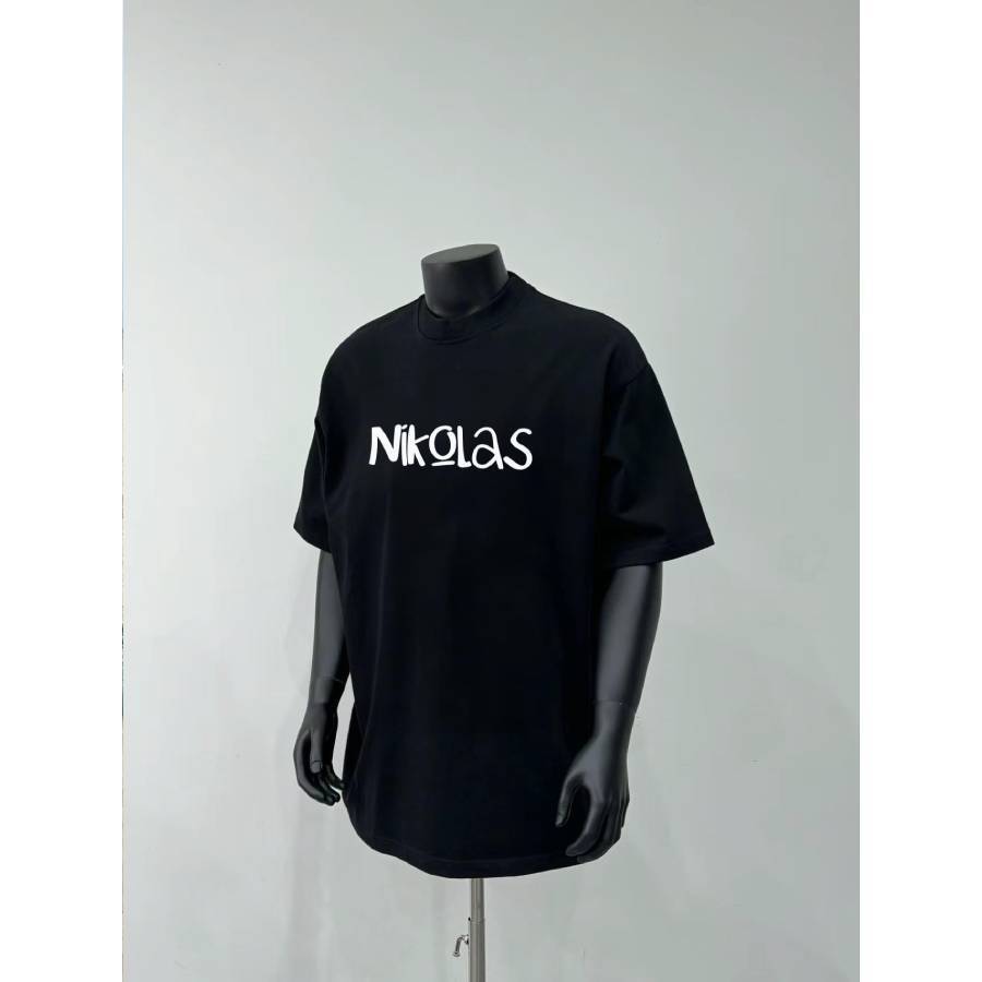 Áo thun Unisex Nikolas 100% Cotton Cream Tee | Shopee Việt Nam