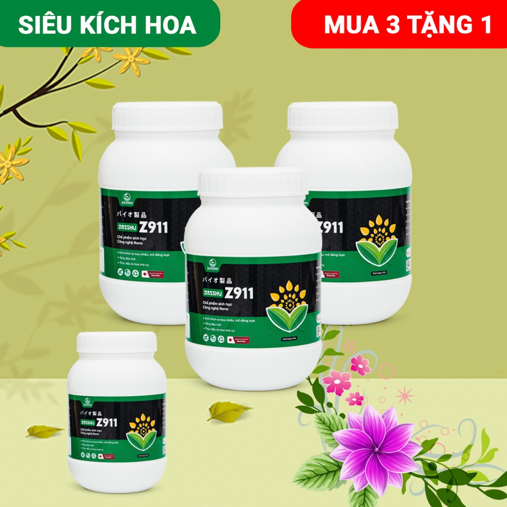 COMBO Mua 3 tặng 1 Phân Bón Dasshu Z911 (xanh) | Shopee Việt Nam