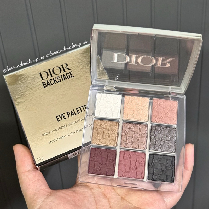 (AUTH BILL US) Bảng Phấn Mắt Dior Backstage Eyeshadow Palette - 002 Smoky Essentials | Shopee ...