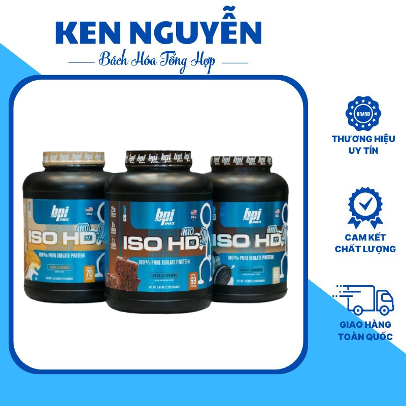 Iso HD 5 Lbs (2.34Kg) - Authentic 100% Sữa Tăng Cơ Bắp BPI Iso HD | Shopee Việt Nam