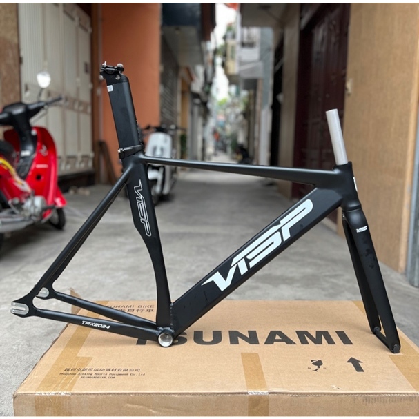 Khung Fixed Gear Visp TRX 2024 càng carbon | Shopee Việt Nam