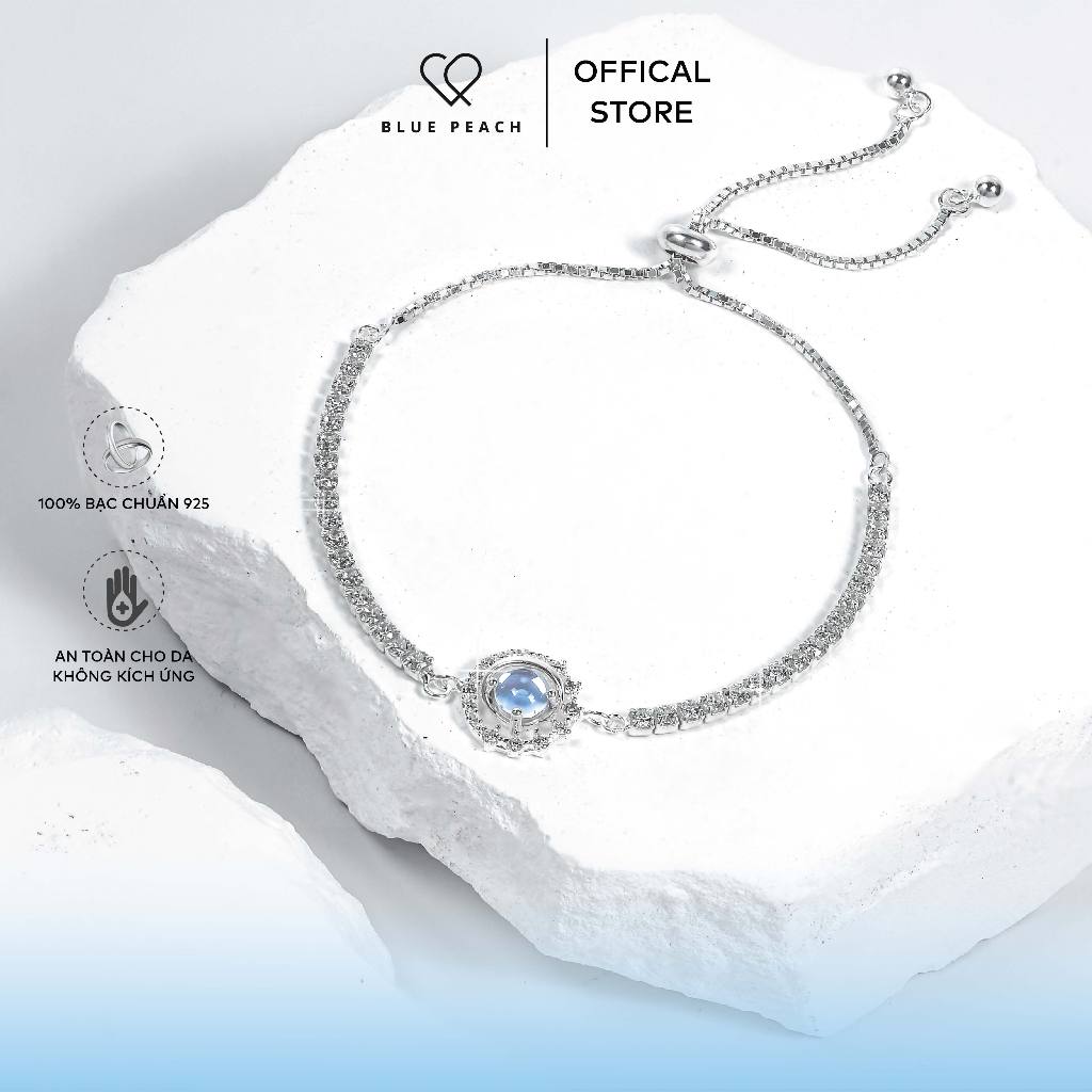 Lắc Tay Bạc Blue Peach LT Milky Way Viền Hộp VN LT700 | Shopee Việt Nam