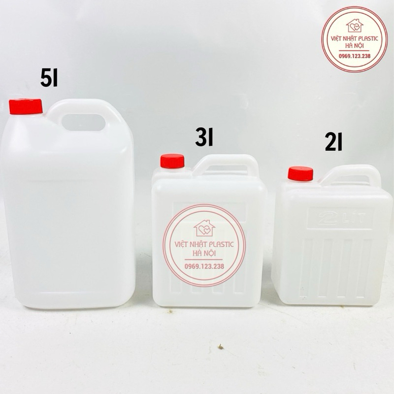 Can nhựa 5L Việt Nhật, can đựng rượu hoá chất dày dặn | Shopee Việt Nam