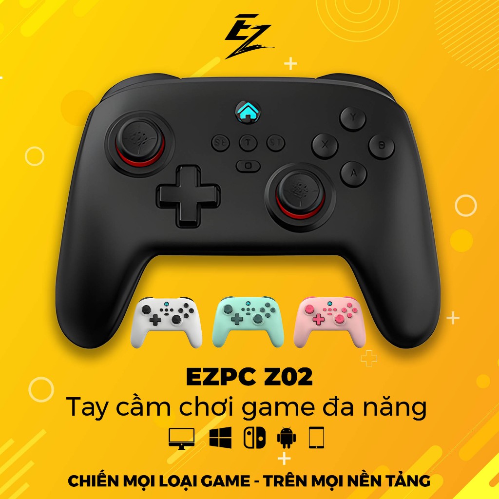 Tay Cầm Chơi Game Không Dây Cho PC Và Mobile Z02 Có Bluetooth | EZPC | Shopee Việt Nam