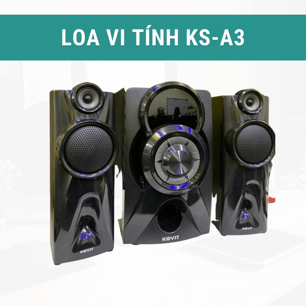 Loa Vi Tính Bluetooth Kovit KS A3 Để Bàn 2 Loa Vệ Tinh 1 Loa Trầm Nghe ...