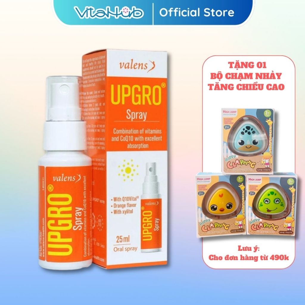 Upgro Spray Dạng Xịt - Bổ sung vitamin thiết yếu, tăng đề kháng, phát triển toàn diện cho trẻ ...