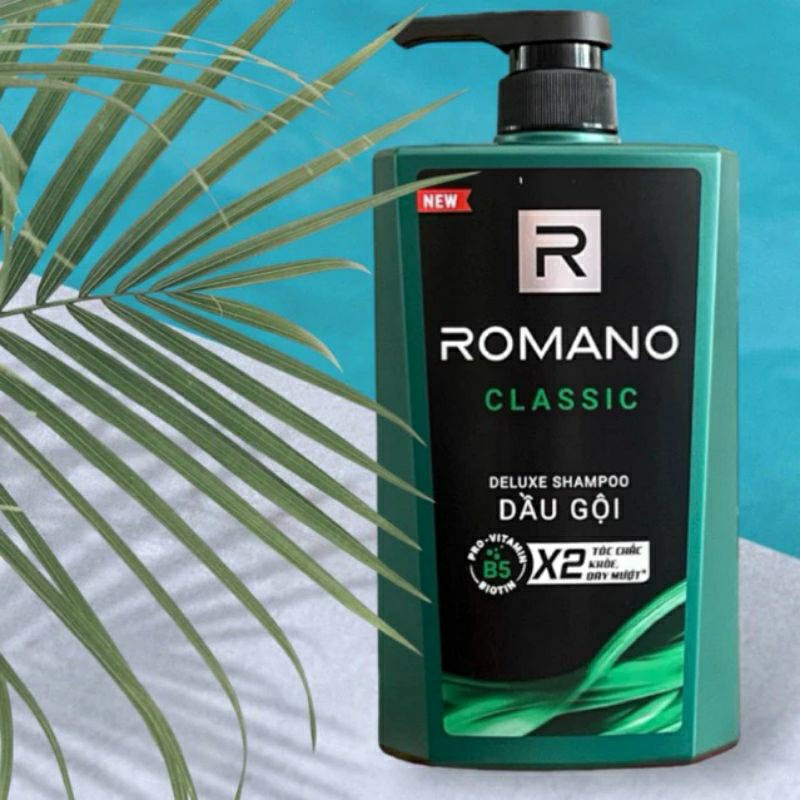 DẦU GỘI ROMANO CLASSIC 650G DƯỠNG TÓC CHẮC KHỎE HƯƠNG NƯỚC HOA NAM TÍNH | Shopee Việt Nam