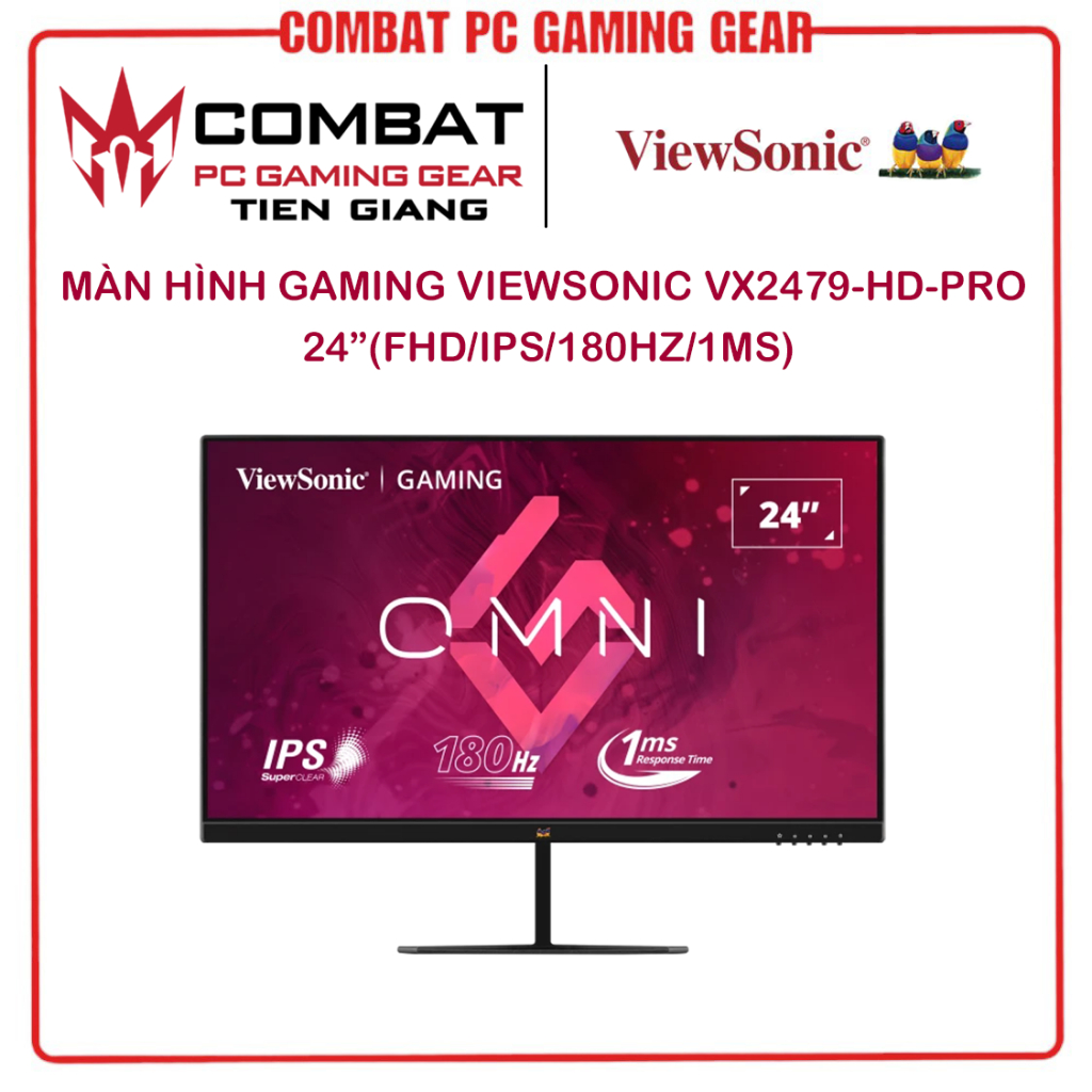 [HOT] Màn hình ViewSonic VX2479-HD-PRO 24"/FHD/IPS/165Hz/1ms Hàng Chính Hãng BH 36 Tháng ...