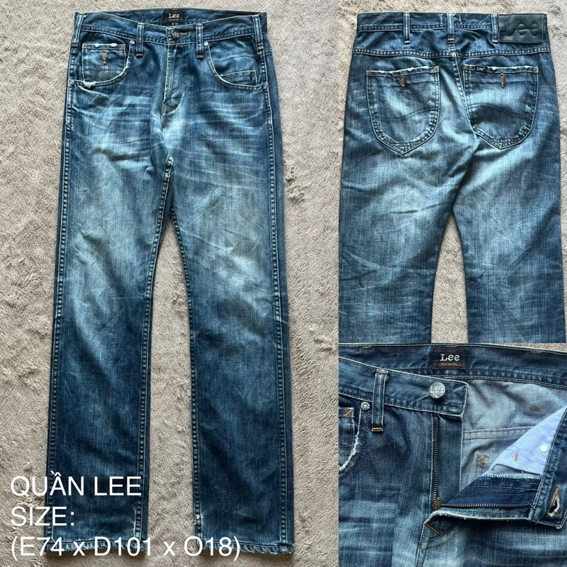 QUẦN JEANS LEE CHÍNH HÃNG - 2hand hiệu | Shopee Việt Nam