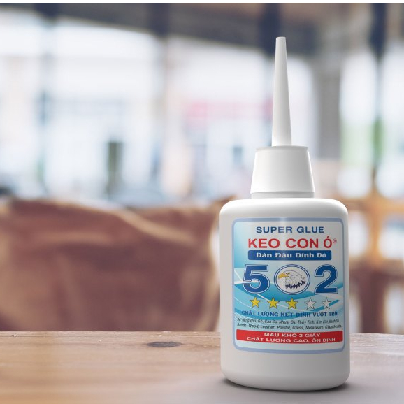 Keo 502 Hiệu con ó dán kim loại,giày,dép,gỗ đa năng loại đặc biệt chai ...