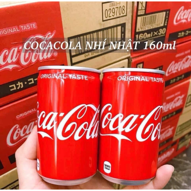 [160ml]Coca mini Nhật Bản-thùng 30 lon-Ăn Vặt Mikey247 | Shopee Việt Nam