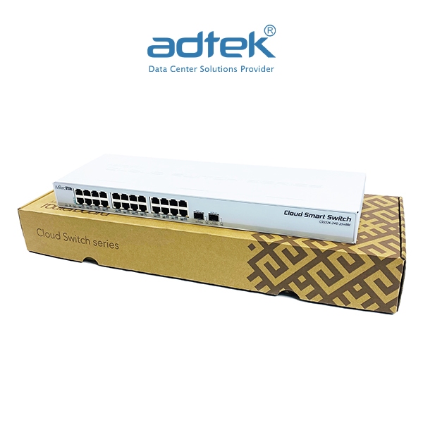 Thiết Bị Mạng Switch MikroTik 24 Port Gigabit Ethernet CSS326-24G-2S+RM ...