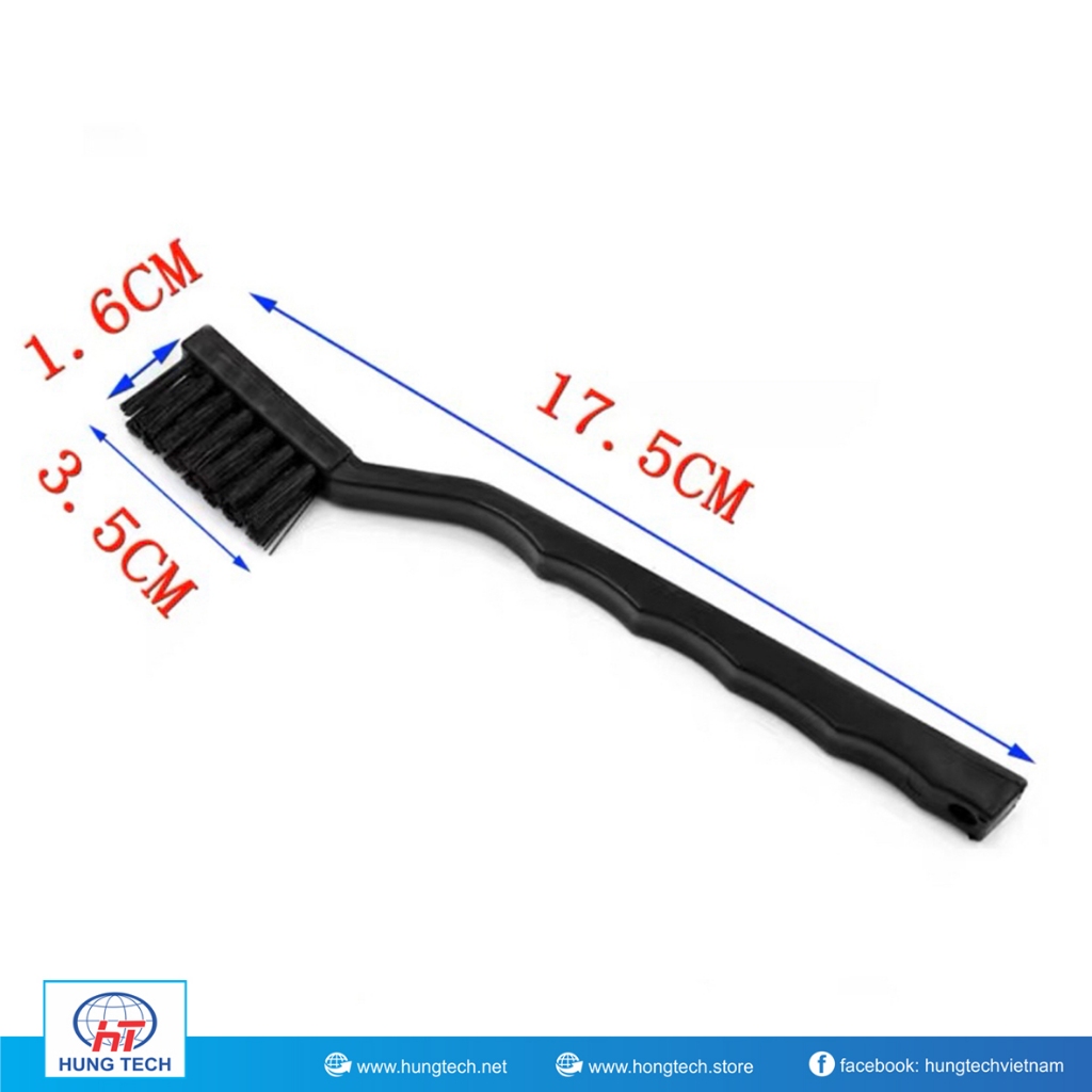 Bàn chải PCB ESD 17cm chống tĩnh điện màu đen dùng sửa chữa điện thoại ...