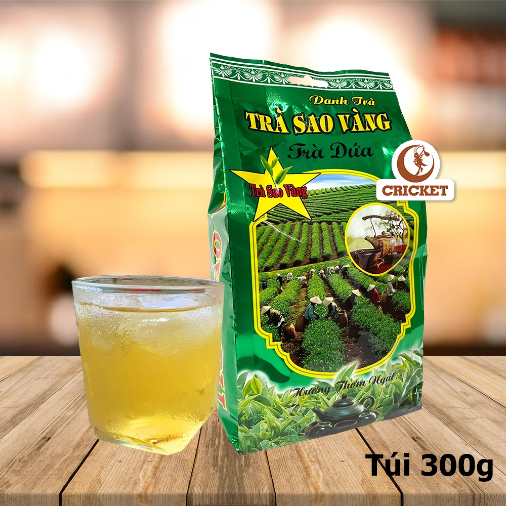 Trà Dứa (Sâm Dứa) Túi 300g Danh Trà Sao Vàng - Dùng pha trà đá, trà ...
