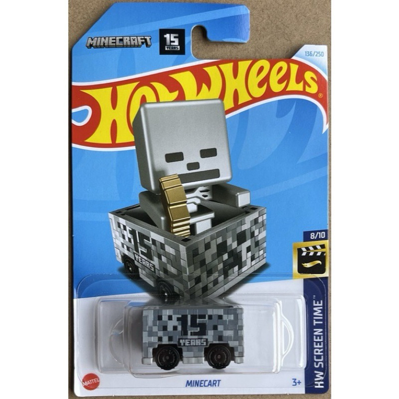 mô hình xe Minecraft Minecart chính hãng Hot Wheels tỉ lệ 1:64 | Shopee ...