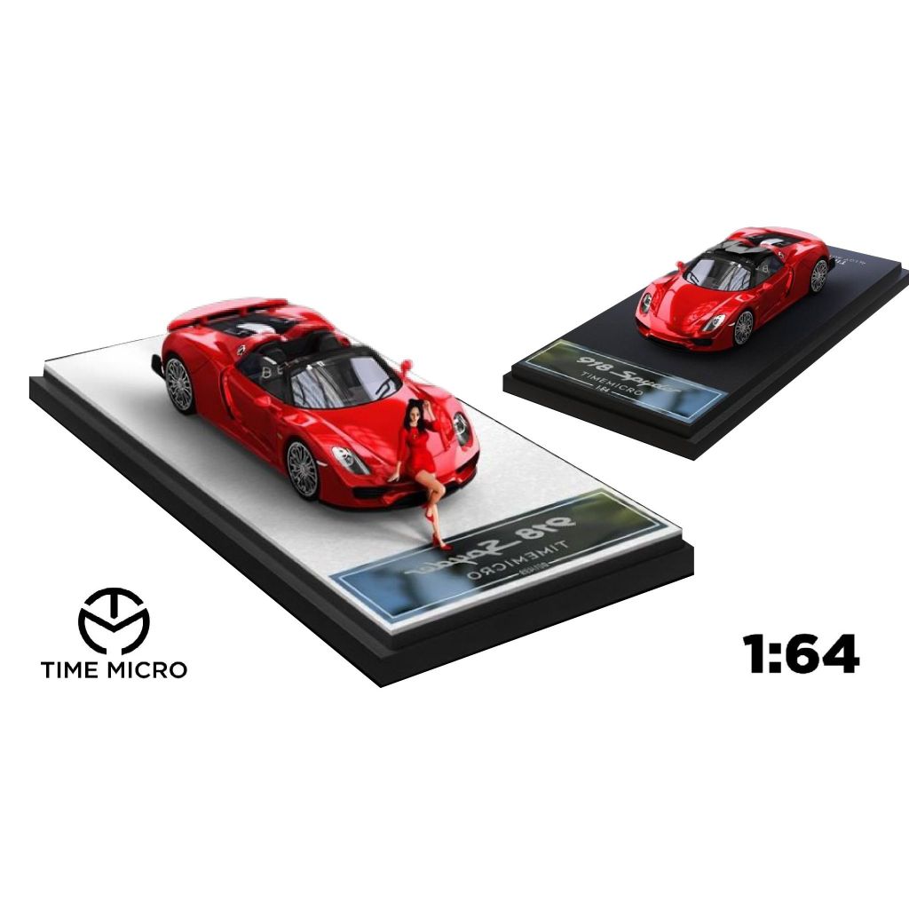 Mô hình xe Porsche 918 Spyder red tỉ lệ 1:64 Time micro | Shopee Việt Nam