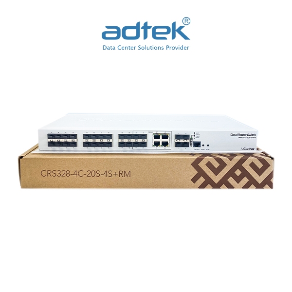 Thiết Bị Mạng Swicth Mikrotik 28 Ports CRS328-4C-20S-4S+RM - Hàng Chính ...