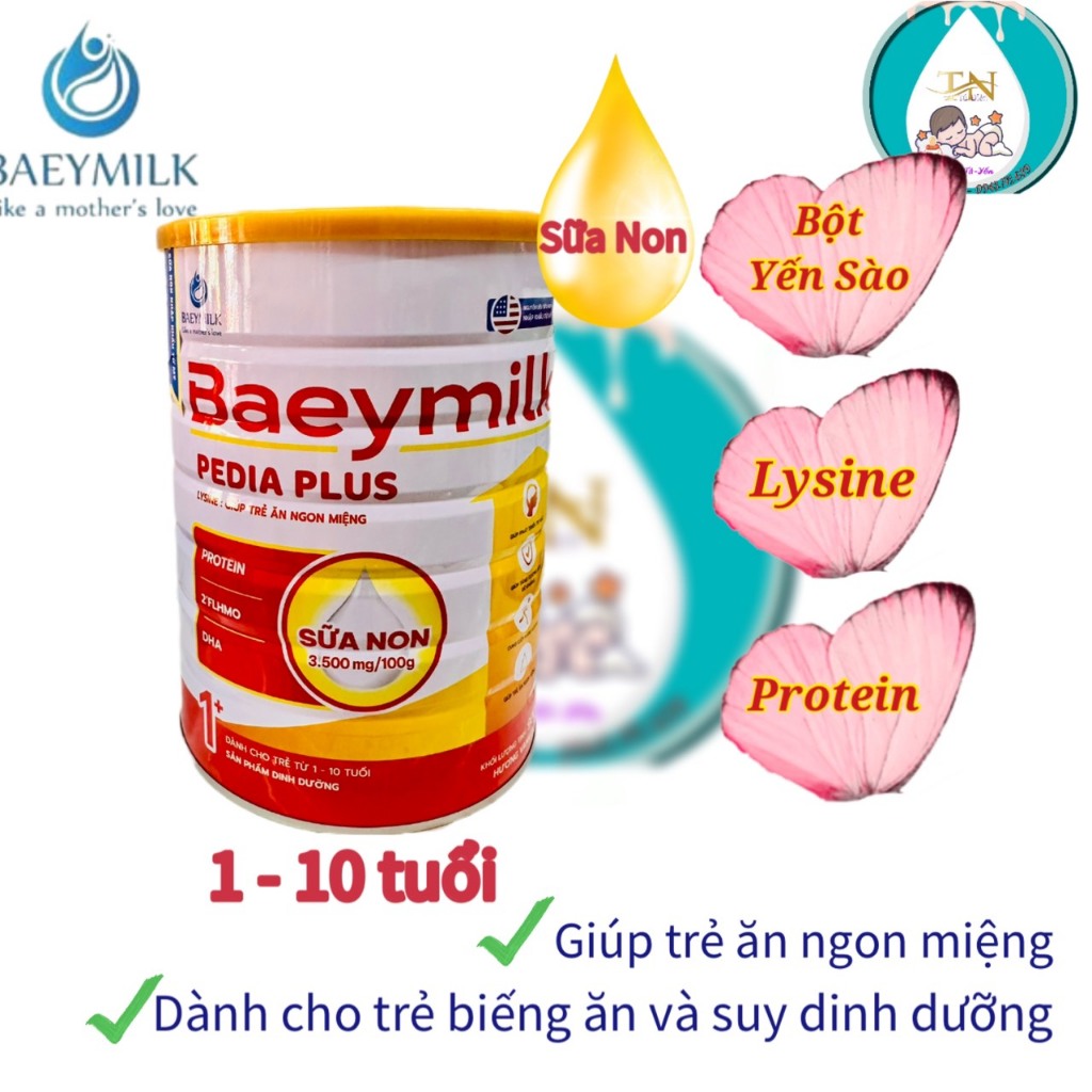 Sữa bột Baeymilk Pedia Plus 1+ dành cho trẻ biếng ăn và suy dinh dưỡng ...