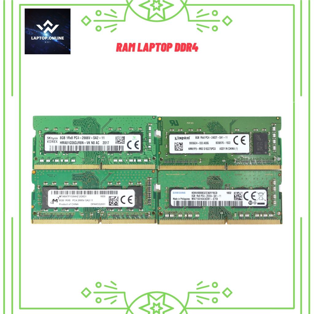 Ram Laptop DDR4 - 4GB/8GB/16GB/32GB - BH 24 tháng - Mã 27 | Shopee Việt Nam