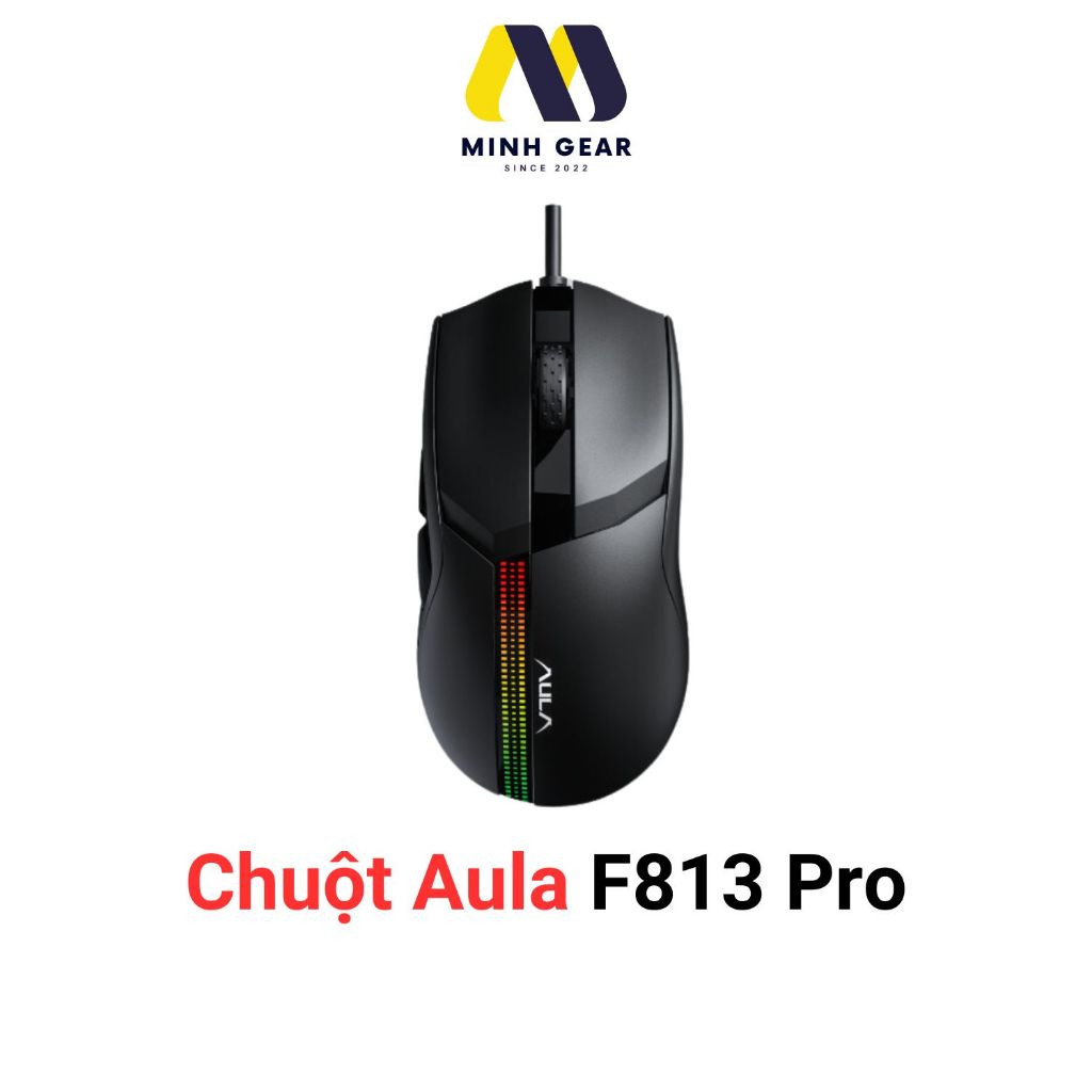 Chuột Gaming AULA F813 Pro Kết nối dây USB, Độ nhạy lên tới 12400DPI - Hàng Chính Hãng | Shopee ...