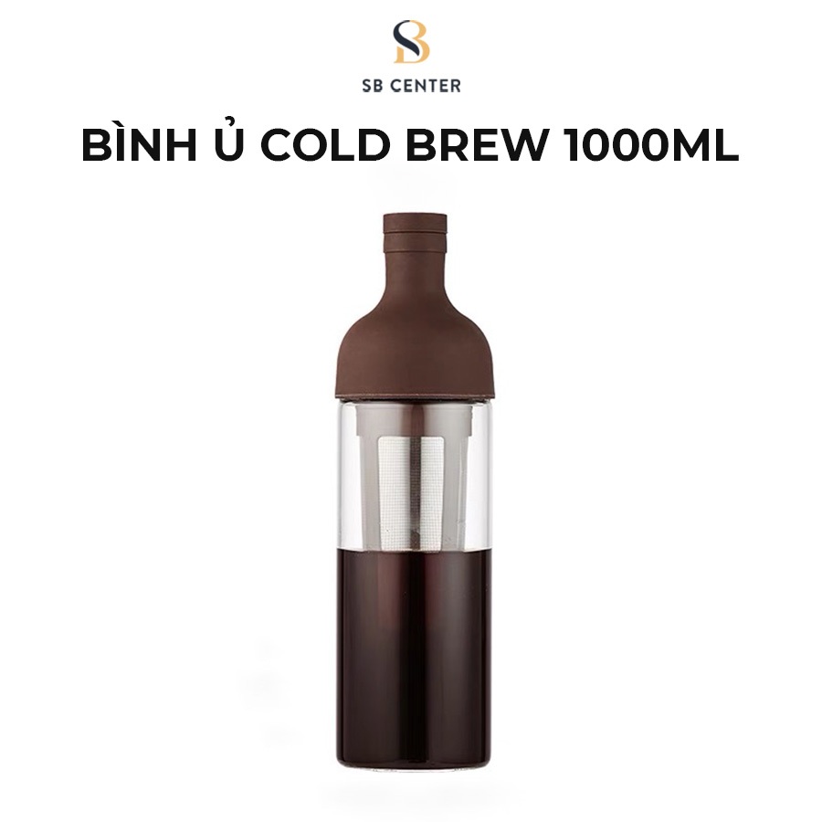 BinCoo Bình Pha Cà Phê Cold Brew Thuỷ Tinh Dung Tích 1000ml, Chai Ngâm ...