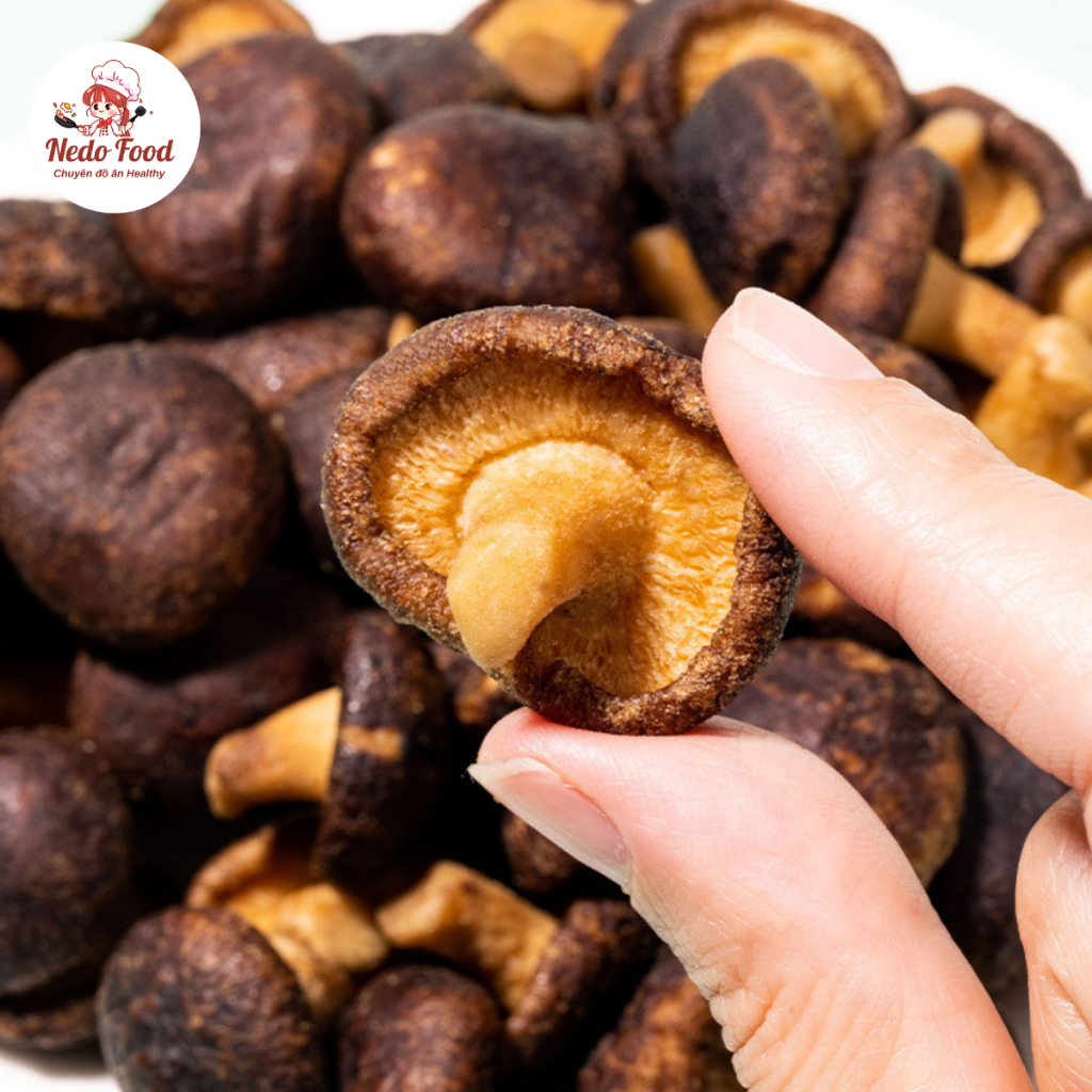 Nấm Hương Sấy Giòn Nedo Food Thơm Ngon, Snack Nấm Hương Ăn Liền Tốt Cho ...