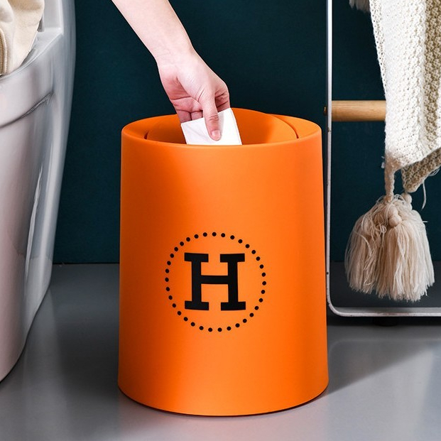 Thùng rác nắp lật nhựa PP an toàn loại 1 decor trang trí văn phòng ...