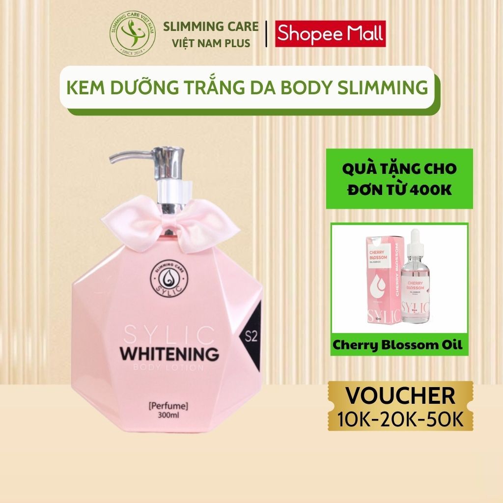 Kem Dưỡng Trắng Da Slimming Care Sylic Whitening Body Lotion 300ml Bật ...