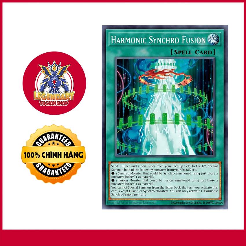 [Thẻ Bài Yugioh Chính Hãng] Harmonic Synchro Fusion | Shopee Việt Nam