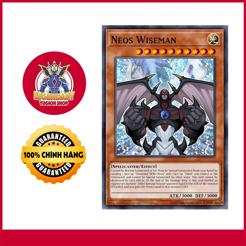 [Thẻ Bài Yugioh Chính Hãng] Neos Wiseman | Shopee Việt Nam