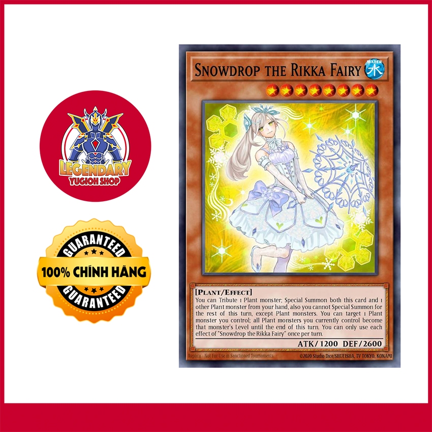 [Thẻ Bài Yugioh Chính Hãng] Snowdrop the Rikka Fairy | Shopee Việt Nam
